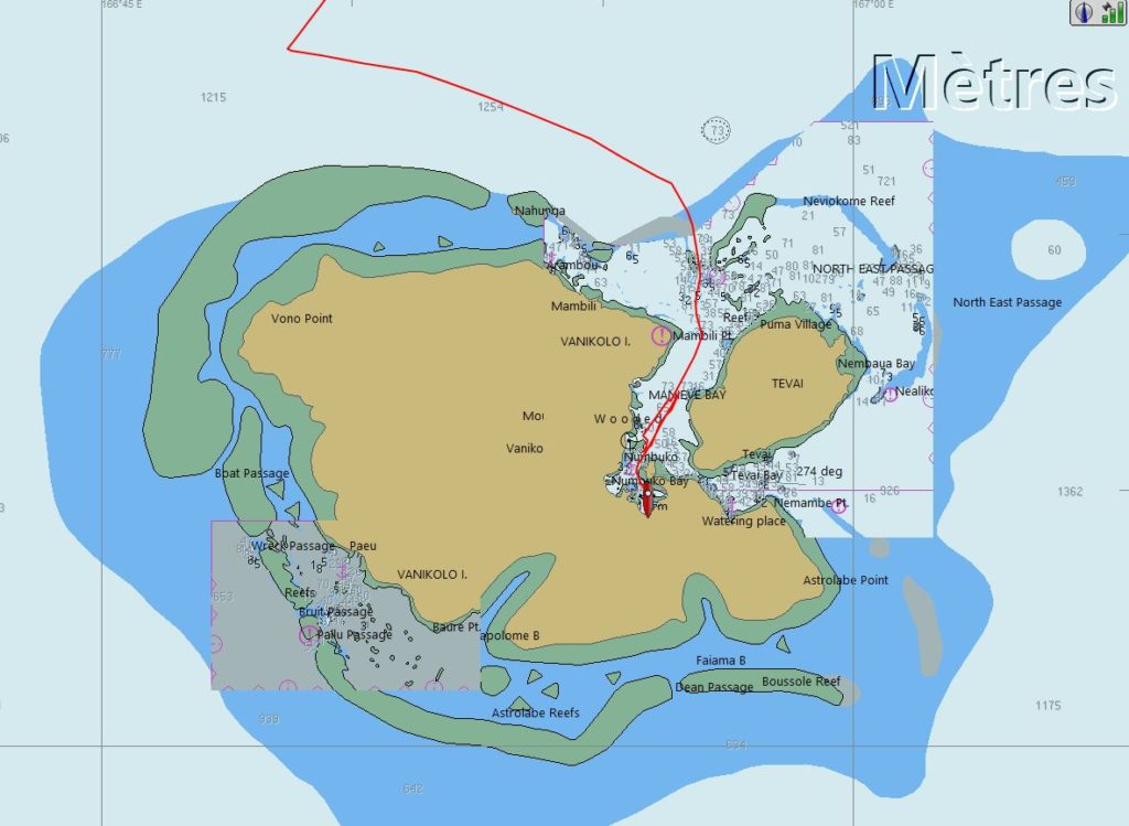 Vanikoro. Salomon. – Manevai